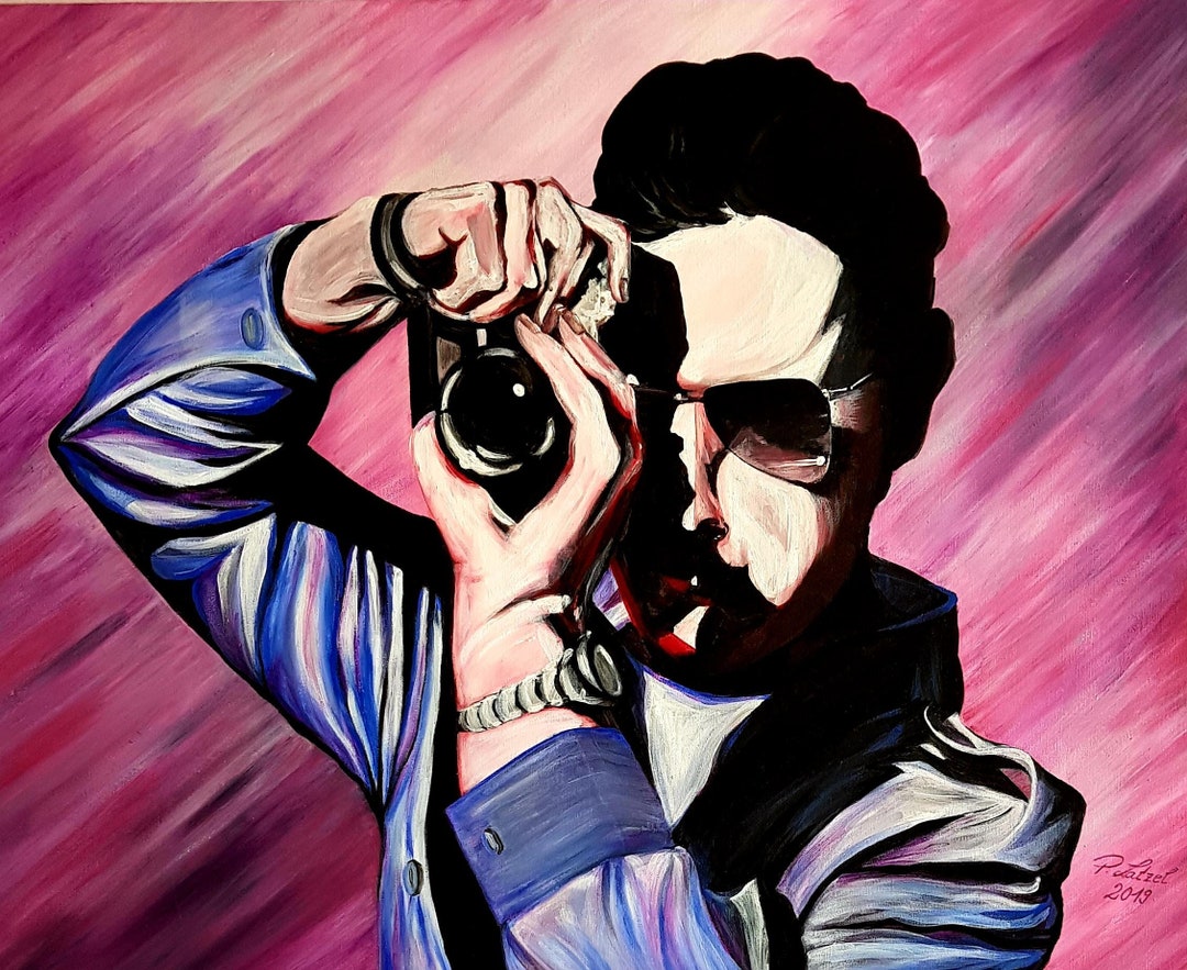 Photographer, Mural, Man, Artist, Artist, Picture for Photo Shop - Etsy