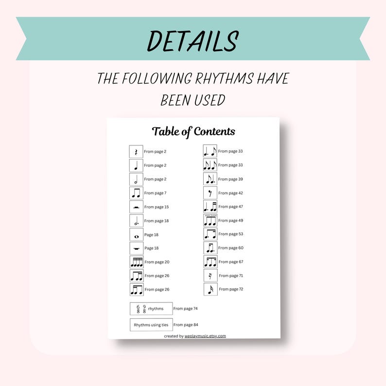 372 Rhythm Flash Cards, Large Flashcards for Individual, Small Group or ...