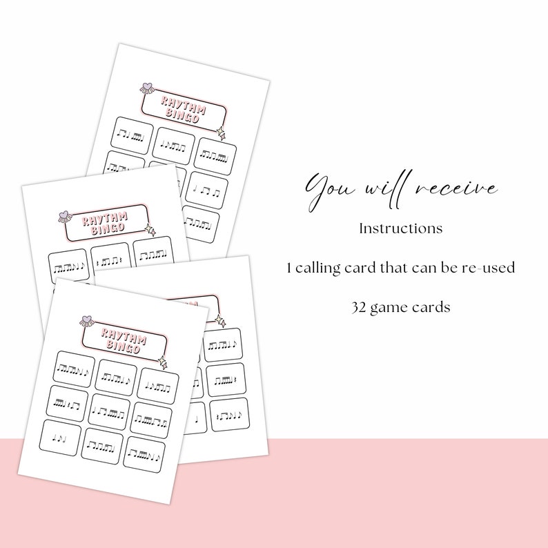 Rhythm Bingo Music Beats Rhythm Card Classroom Games Music Teacher ...