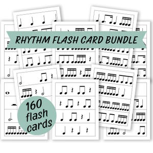 Rhythm Bingo Notes - Etsy UK