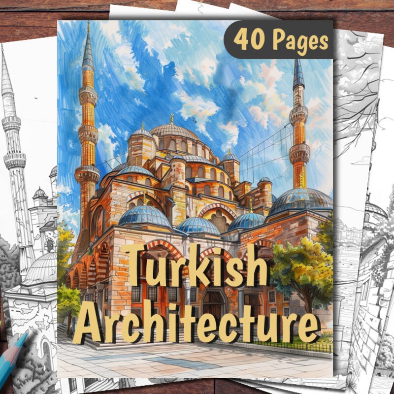 Istanbul ausmalbild - Etsy.de