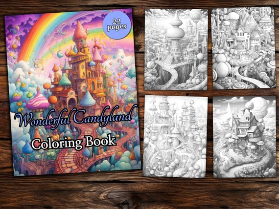 Pagina Para Colorear Del Castillo De Candyland