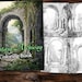 Enchanted Portals Coloring Page Book, Fantasy Coloring Book, Adult ...