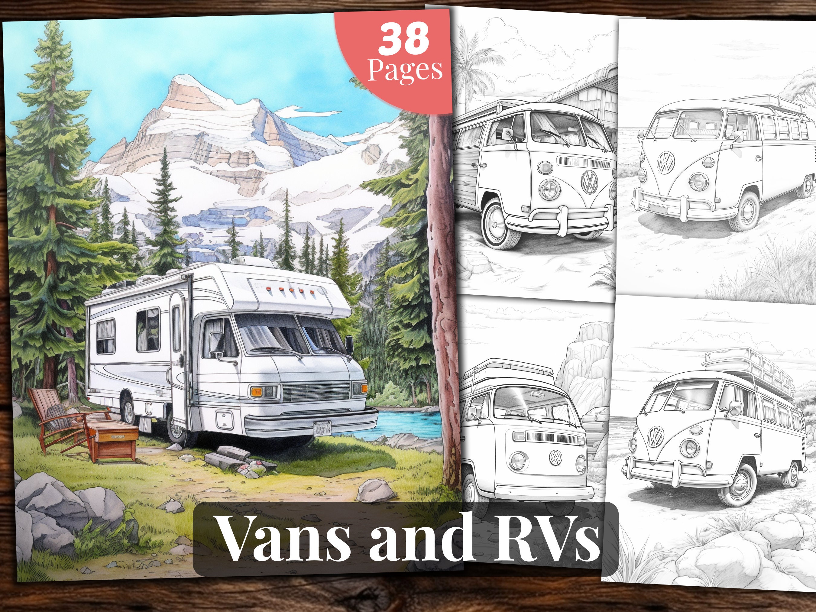 Van And Vehicle Coloring Pages
