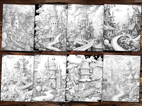 Página Para Colorear Del Castillo De Candyland