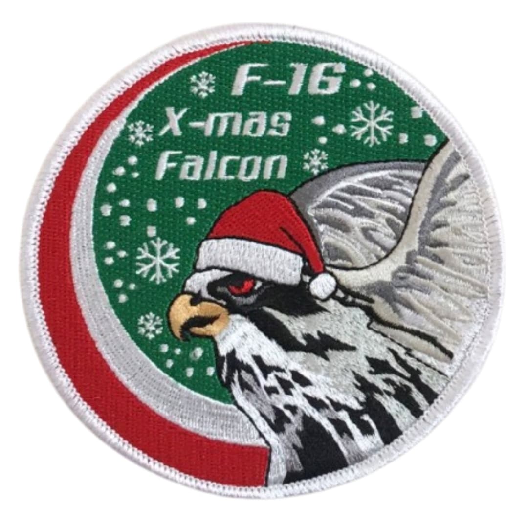 F-16 Fighting Falcon, Aviation Patch, X-mas, Morale Patch, Aircraft ...