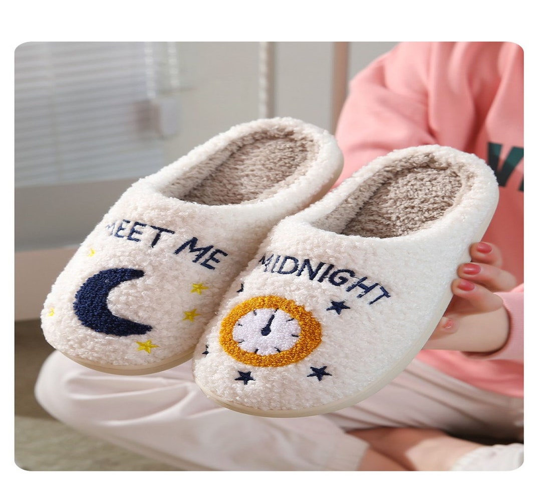 Cotton Slippers Couple Male and Female Slippers Swiftie Merch - Etsy
