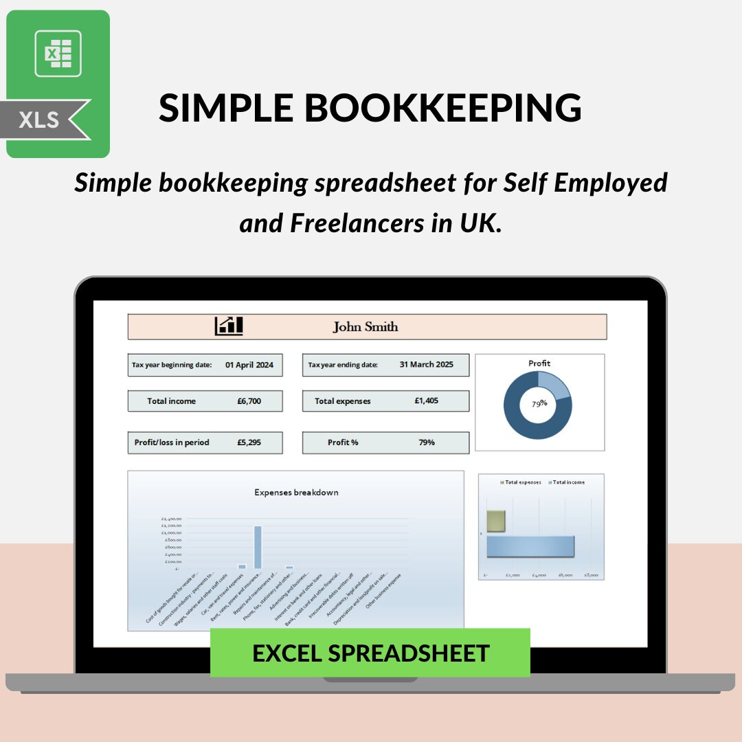Simple and Very Easy Bookkeeping System With Profit and Loss Account in ...