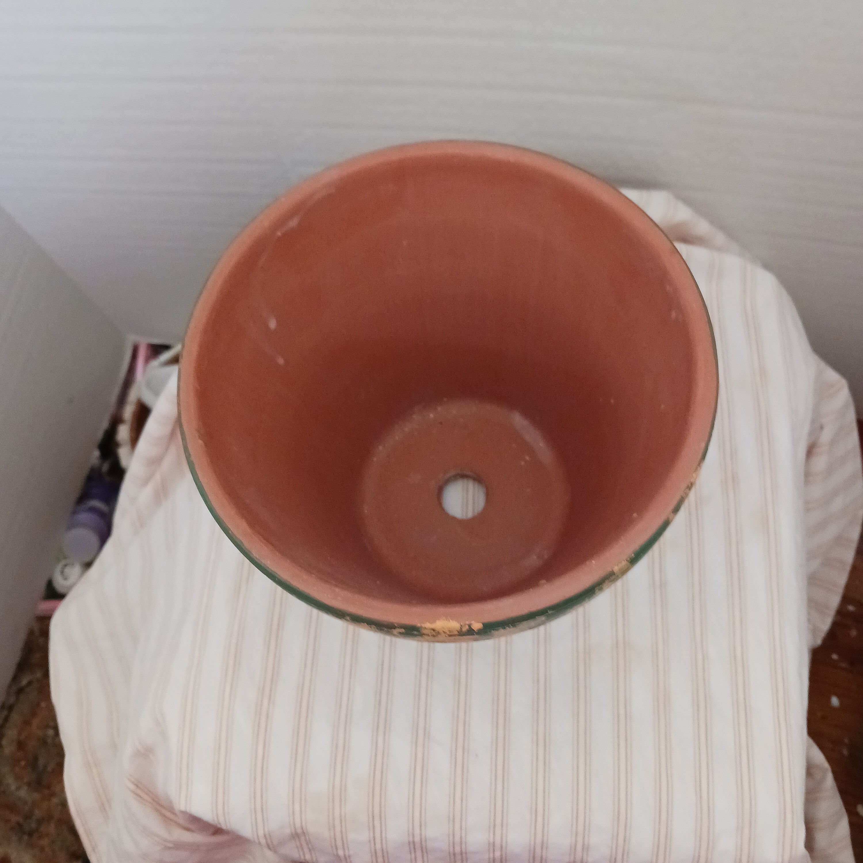 Sponge Painted 6 Inch Clay Pot - Etsy