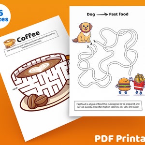 Printable Mazes for Kids, Answers Included, PDF Format Download ...