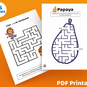 Printable Mazes for Kids, Answers Included, PDF Format Download ...