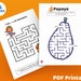 Printable Mazes for Kids, Answers Included, PDF Format Download ...