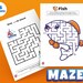 Printable Mazes for Kids, Answers Included, PDF Format Download ...