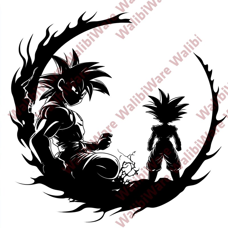 Dragon Ball Stencil - Etsy