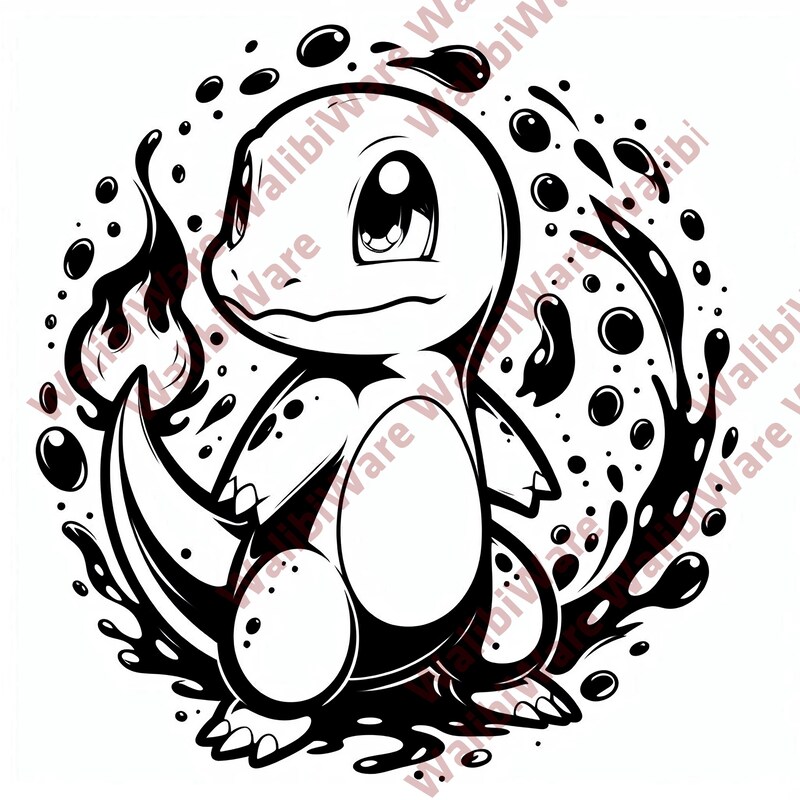 Charmander Svg - Etsy