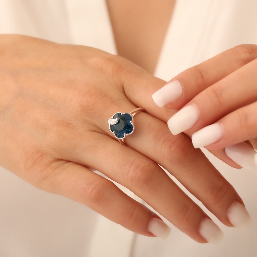 14K Gold Filled Four Leaf Clover Ring,st.patricks Day Gift,gold Clover ...