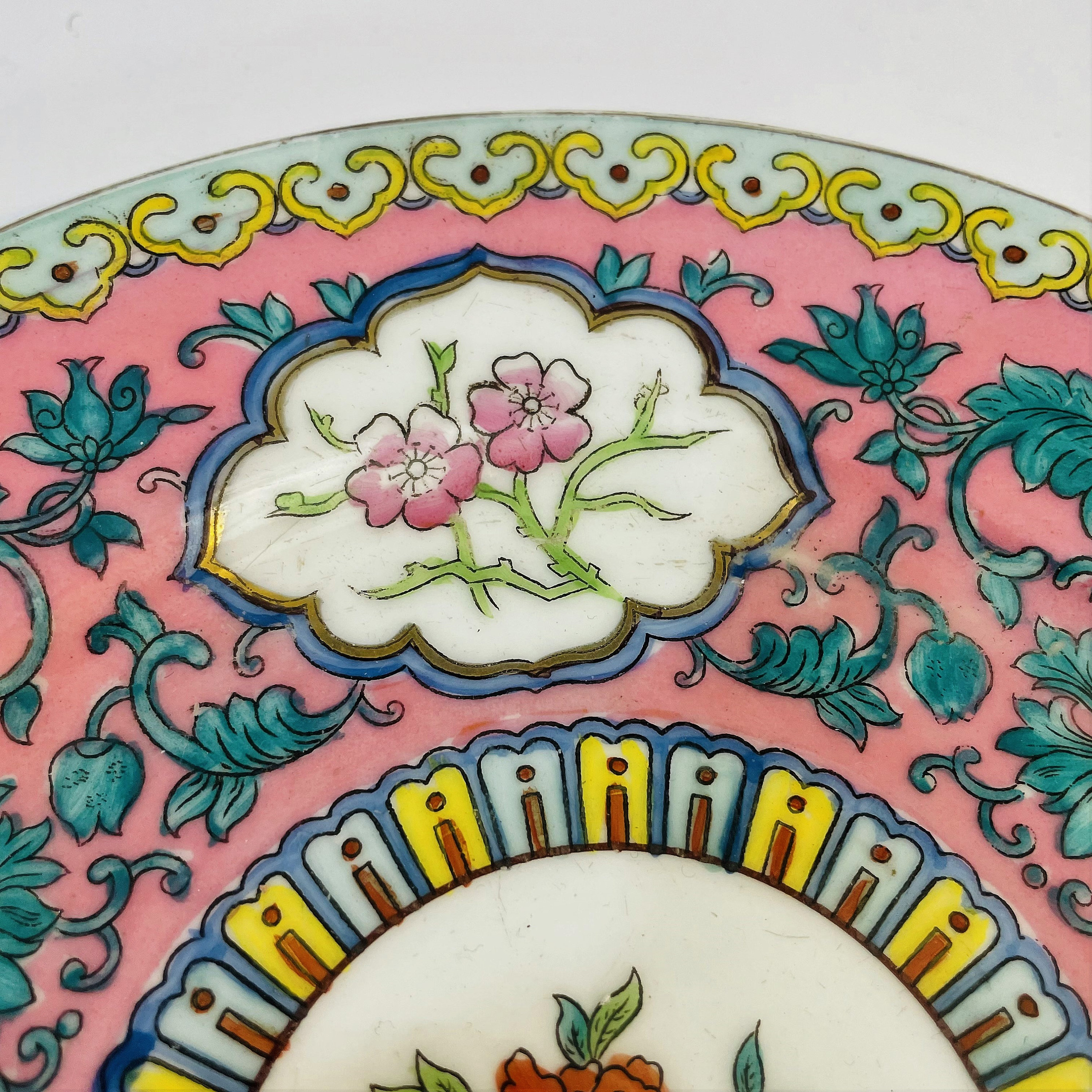 Antique Russian Gardner Porcelain Plate in Pink Base 1890s. - Etsy