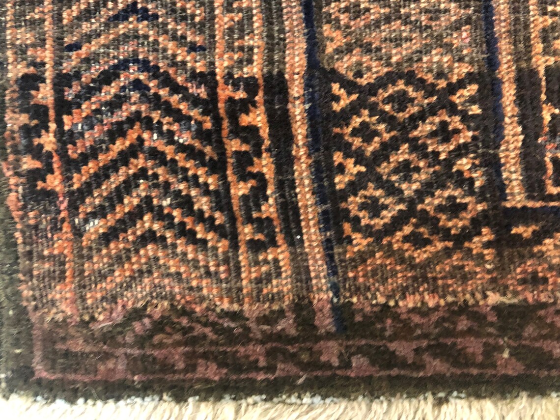 Antique Baloch Dukhtar E Ghazi Pray Rug - Etsy