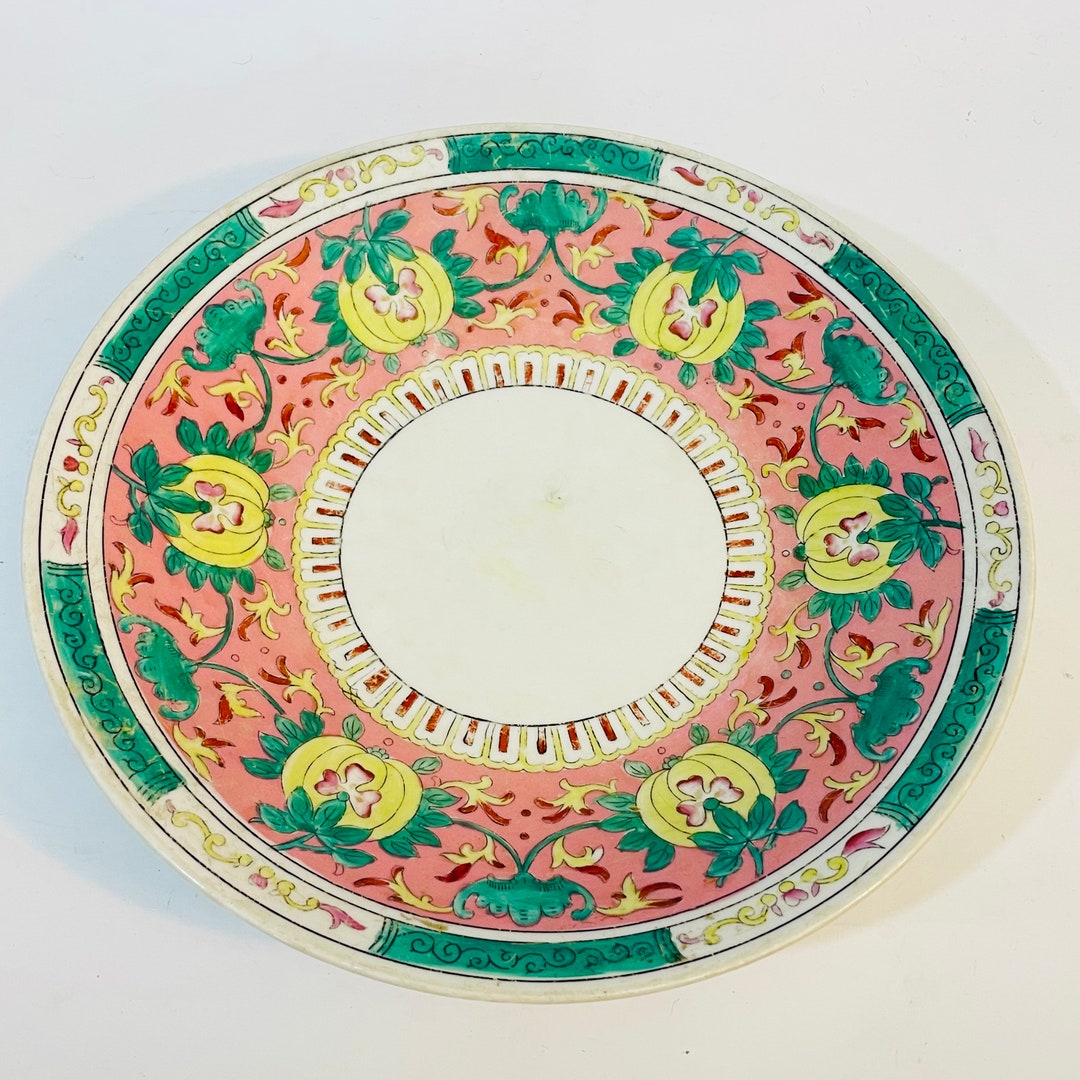 Antique Russian Gardner Porcelain Big Plate in Pink Base 1890s. - Etsy