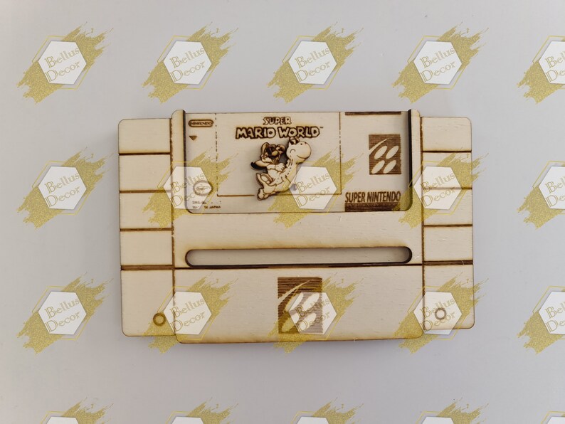 Super Mario World SNES Cartridge .svg .dxf .lbrn2 - Etsy Australia