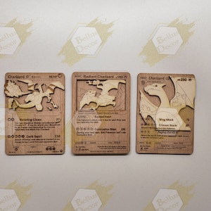 Charizard Bundle Pokemon Cards Laser Cutting Files - Etsy