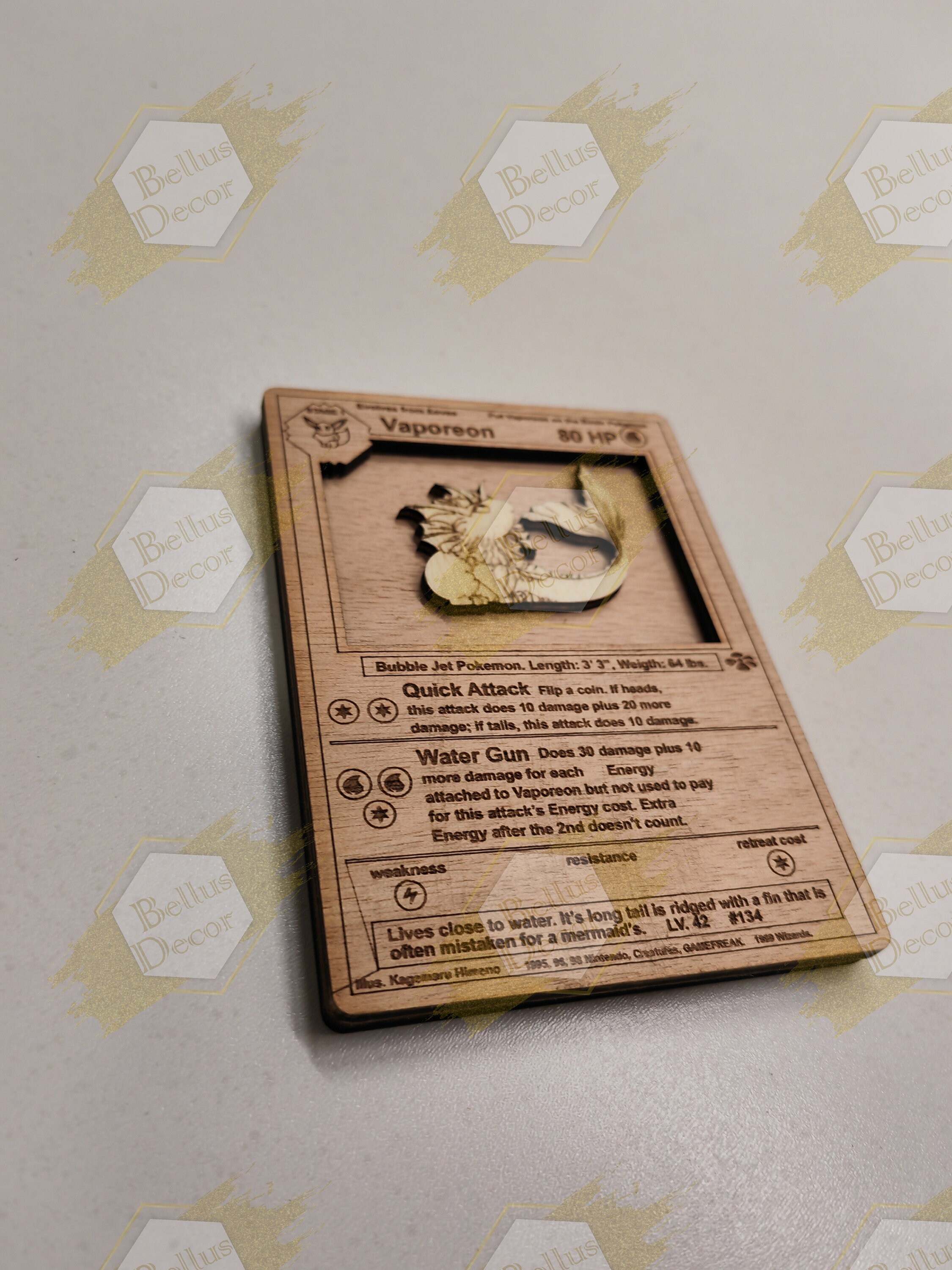 Eevee Evolution Bundle Pokemon Card Laser Cutting File .svg .lbrn2 .dxf ...