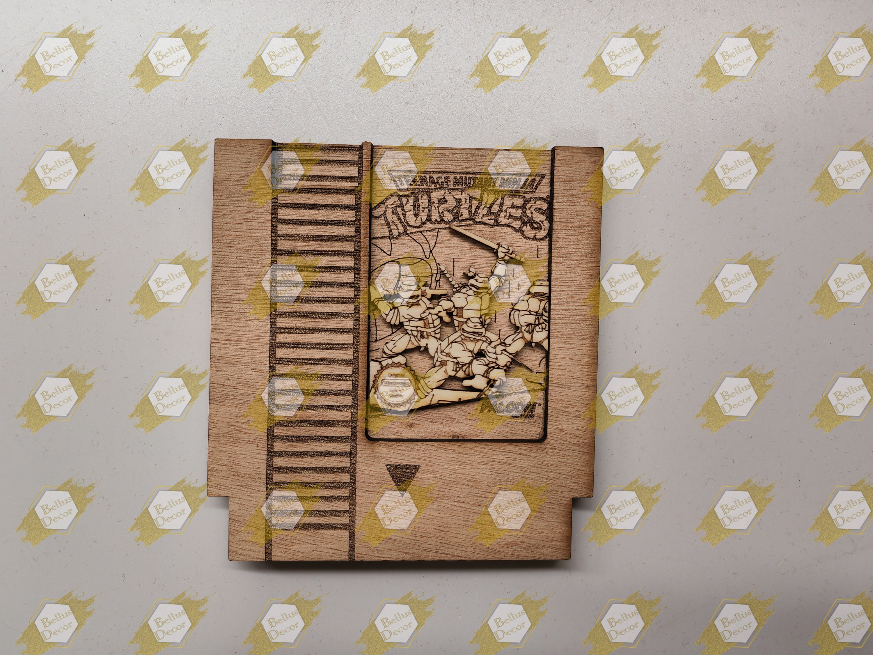 Teenage Mutant Ninja Turtles NES Cartridge nintedo .svg .dxf .lbrn2 - Etsy