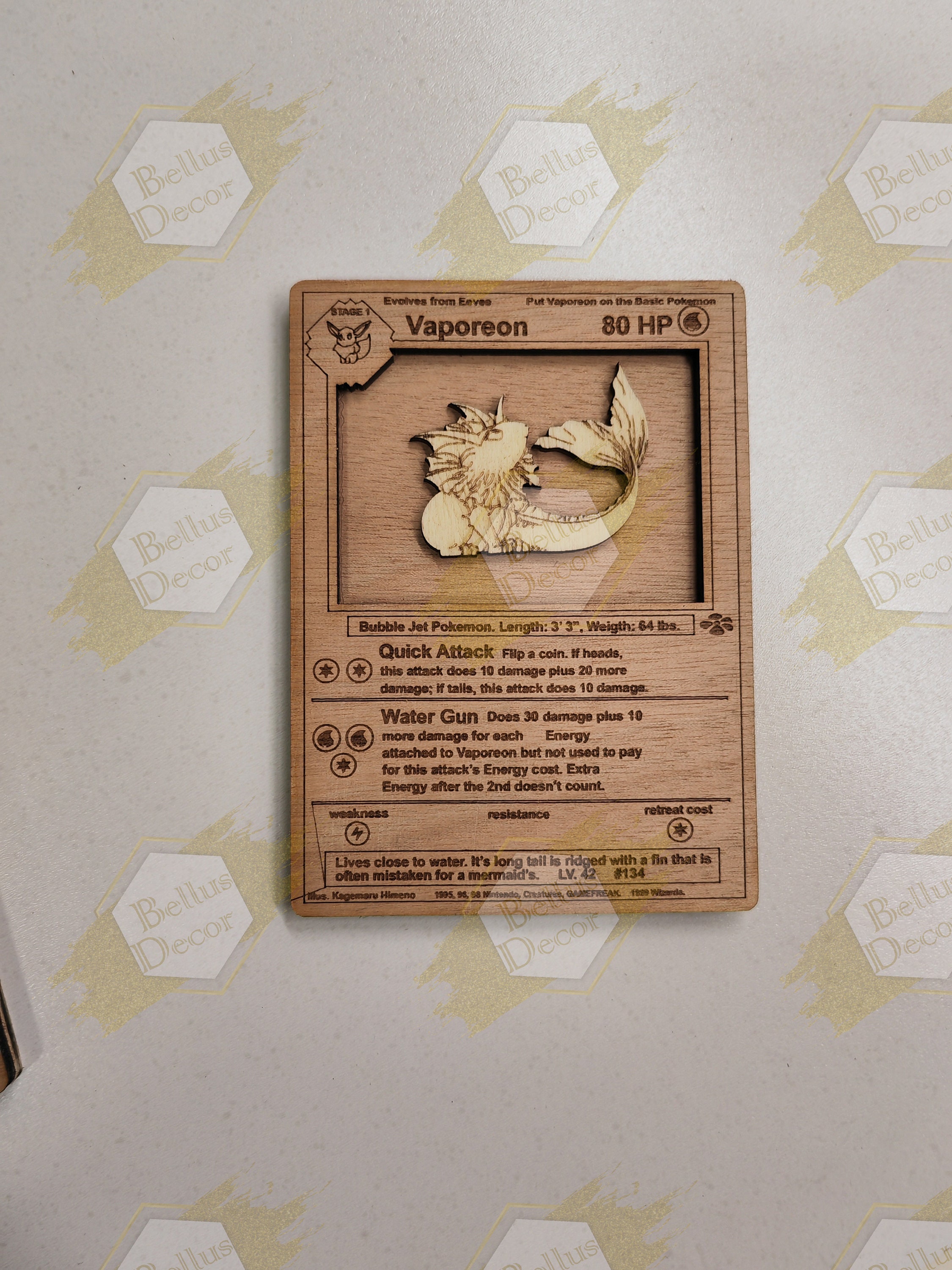 Eevee Evolution Bundle Pokemon Card Laser Cutting File .svg .lbrn2 .dxf ...