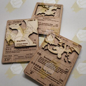 Charizard Bundle Pokemon Cards Laser Cutting Files - Etsy