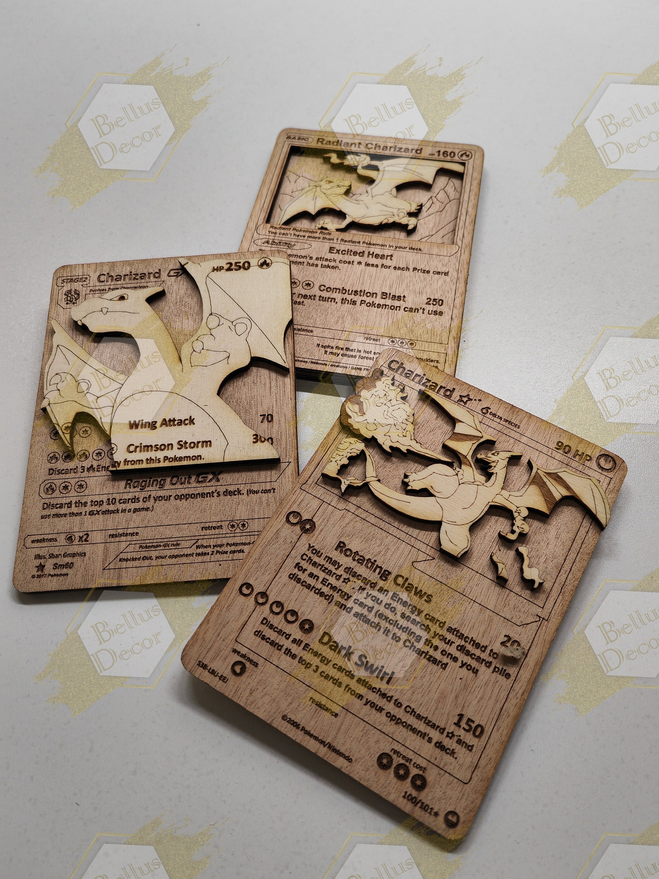Charizard Bundle Pokemon Cards Laser Cutting Files - Etsy
