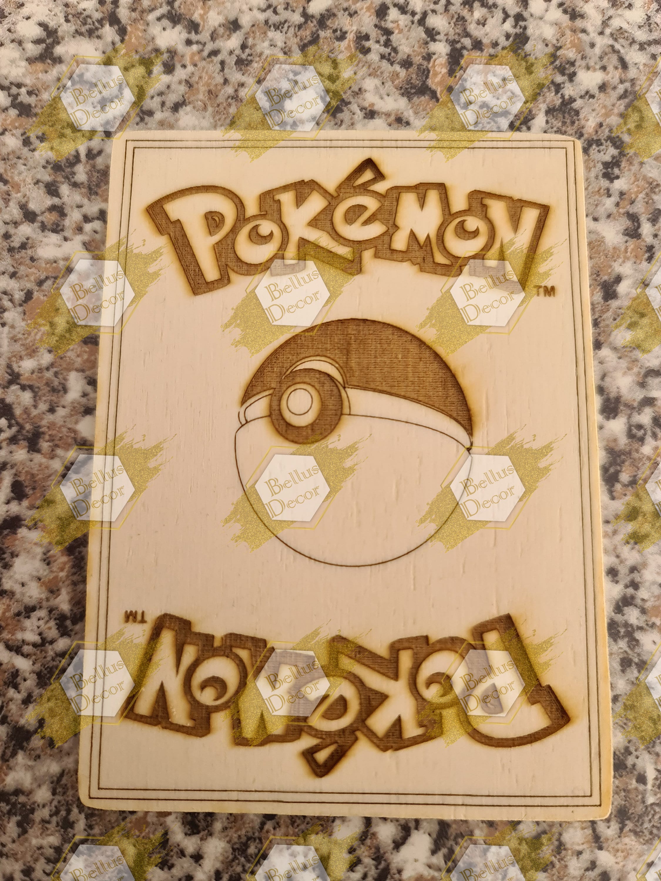 Pikachu Pokemon Card Laser Cutting File .svg .lbrn2 .dxf - Etsy