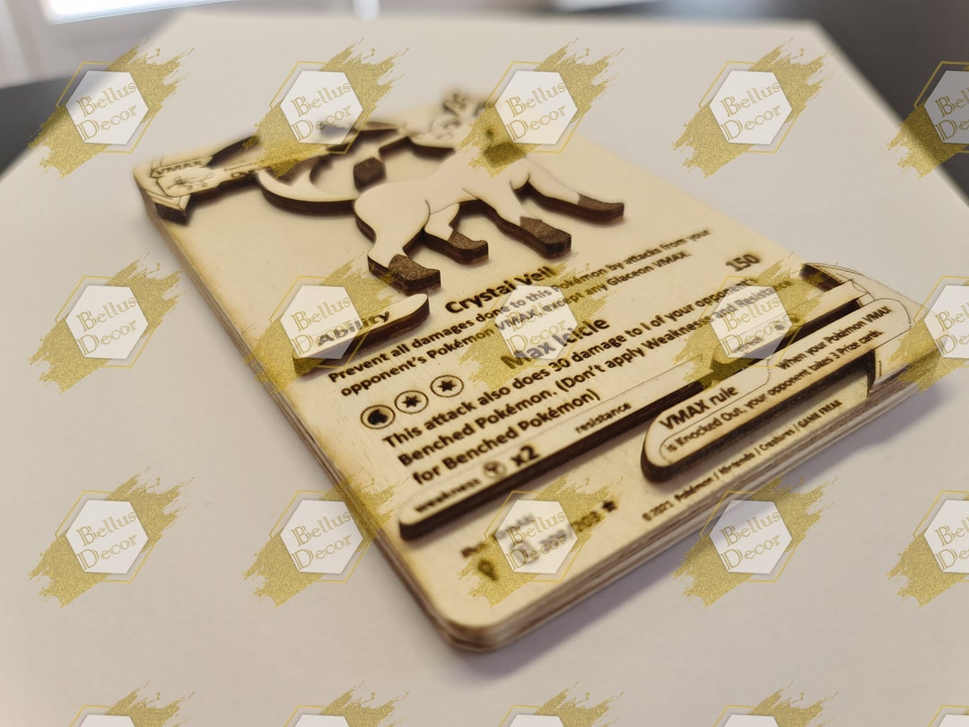 Glaceon Pokemon Card Cutting File - Etsy