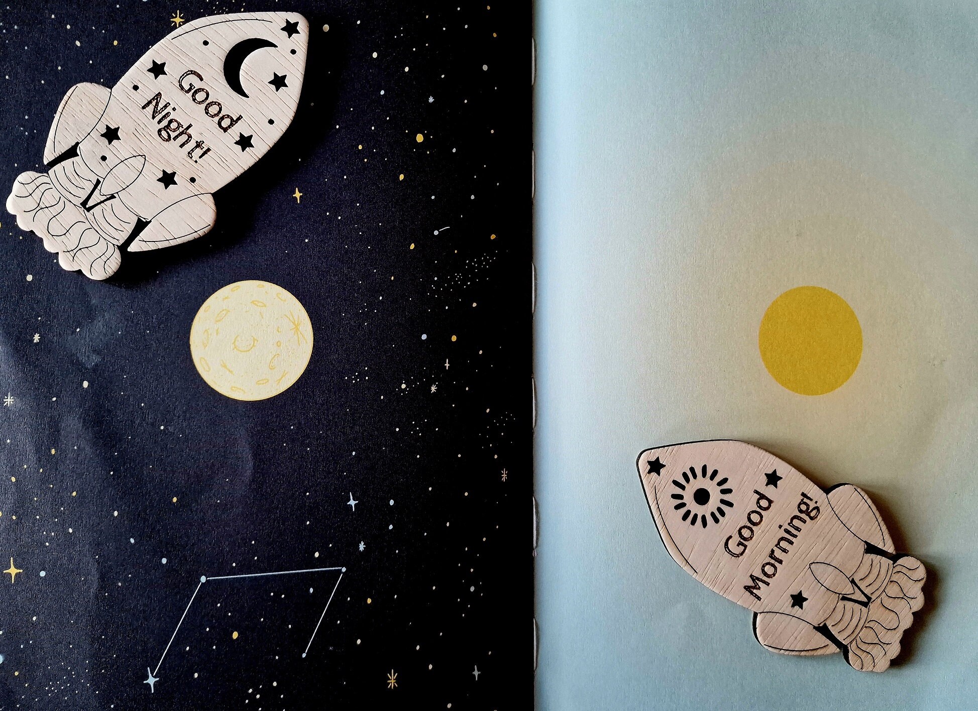 18 Baby Milestones ROCKET Wood Cards Newborn Month Tracker - Etsy