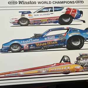 1979 NHRA Championship Posters Rendering 2 Side Print - Etsy