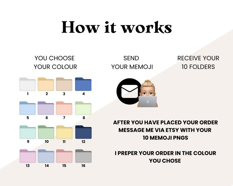 Custom Desktop Folder Icons Desktop Wallpaper Organizer - Etsy