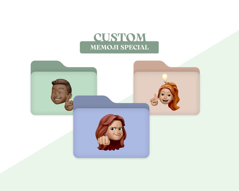 Custom Desktop Folder Icons Desktop Wallpaper Organizer - Etsy