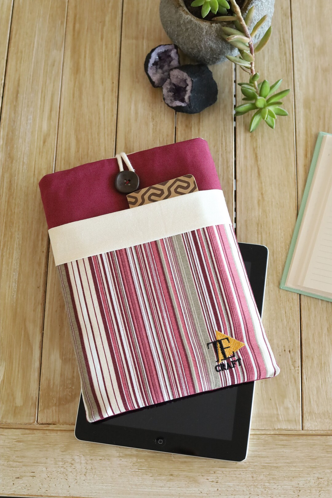 Retro Tablet Case, iPad Pro,air, Mini Sleeve, Red Pocket iPad Case ...