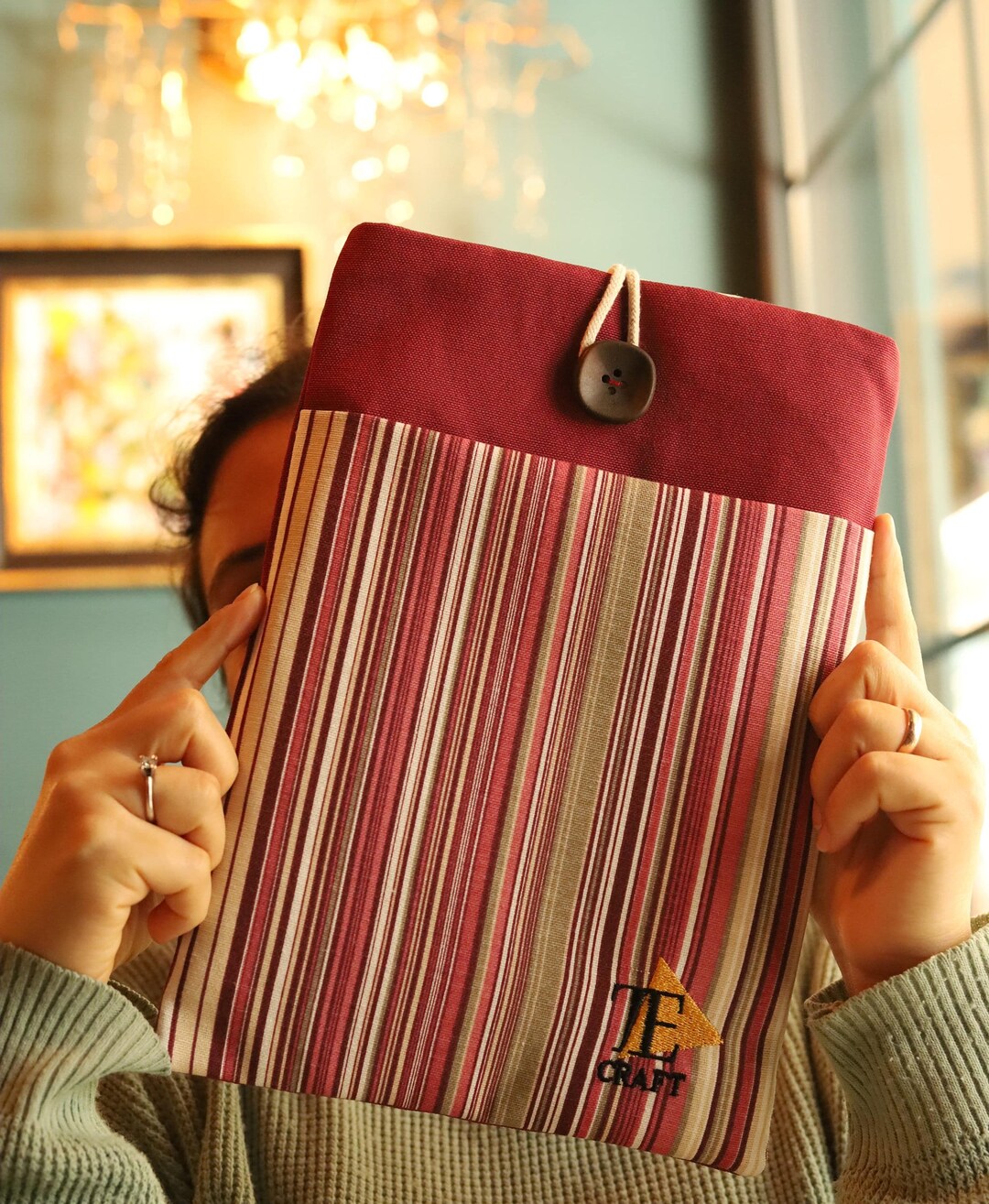 Claret Red Tablet Case, iPad Air-pro-mini Red Pocket Case, iPad ...