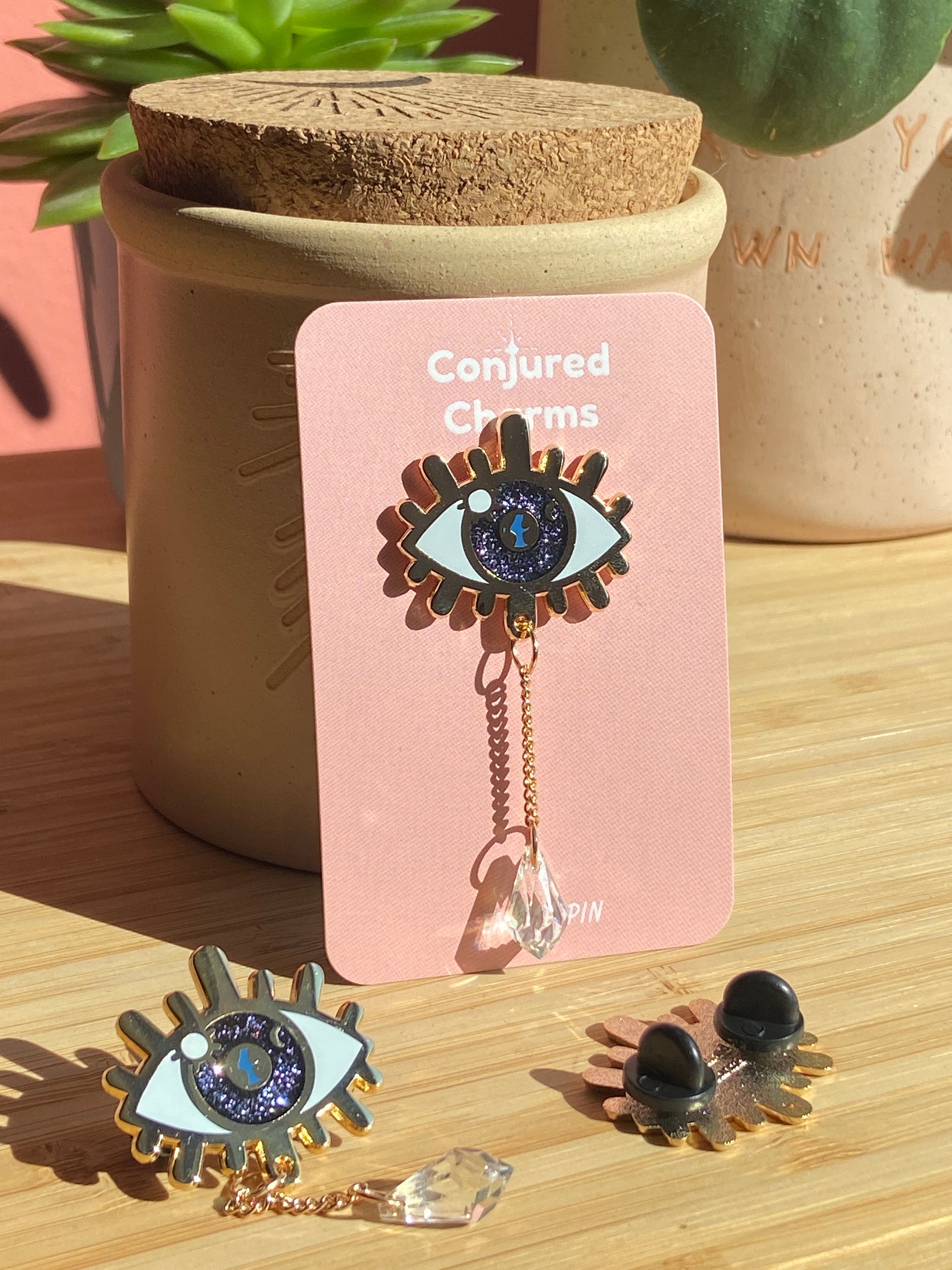 Cosmic Eye Enamel Pin 2.0 All Seeing Eye Truth Seer Third Eye Evil Eye ...