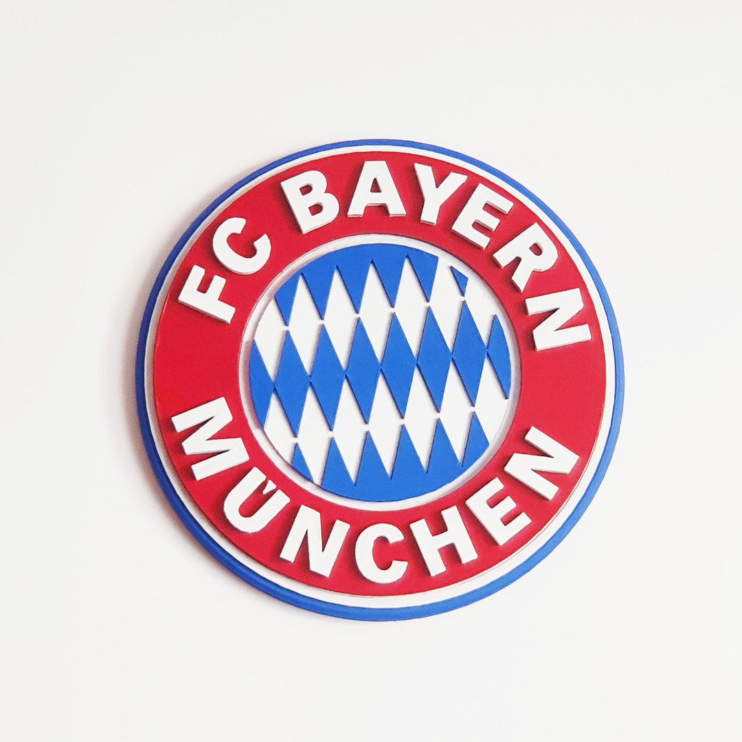 FC Bayern München 3D Logo Bayern München FC 3D Wappen - Etsy.de