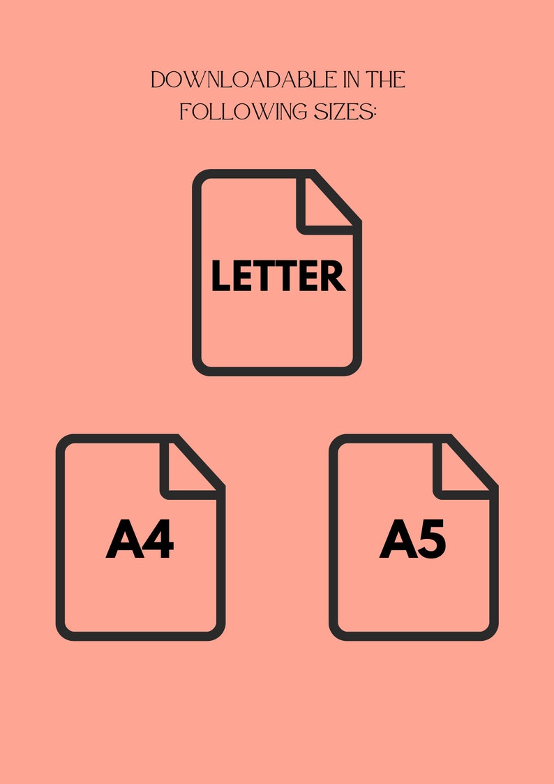 Printable Book Challenge Templates, A4/a5/letter, Instant Download PDF ...