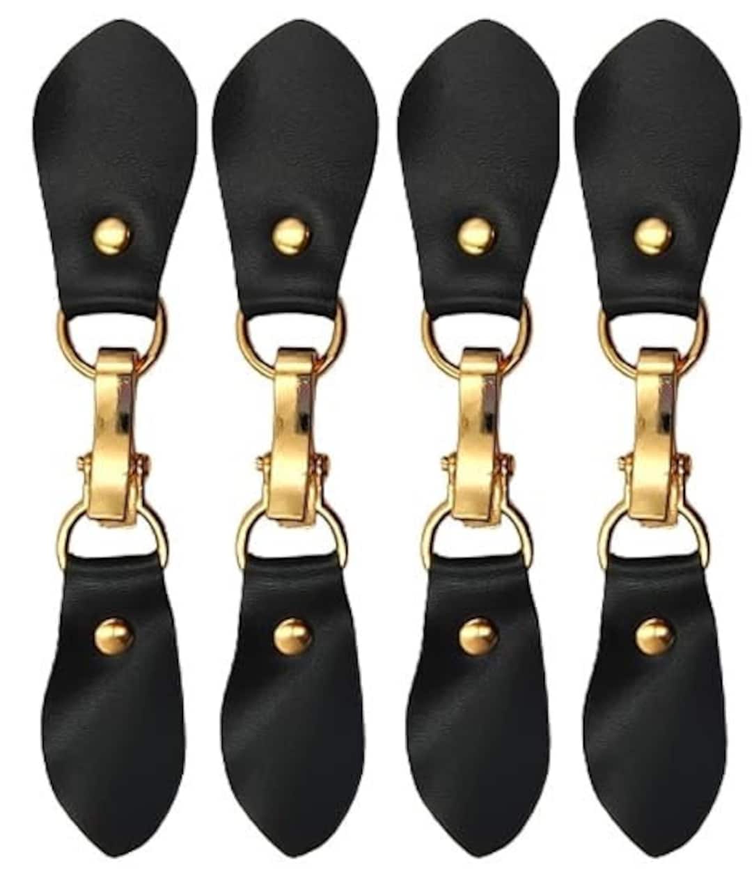 Genuine Pu Leather black Clasp Belt Buckle Toggle Button for Bag ...