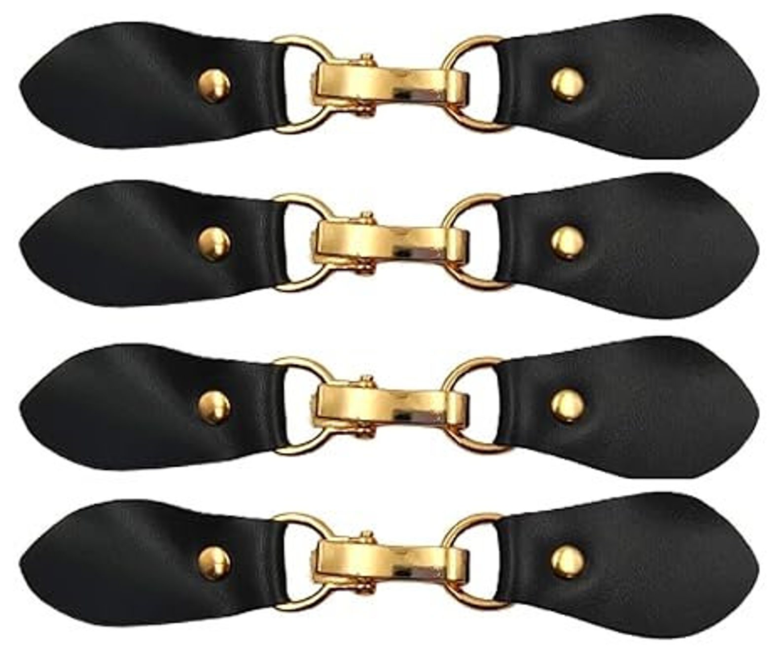 Genuine Pu Leather black Clasp Belt Buckle Toggle Button for Bag ...