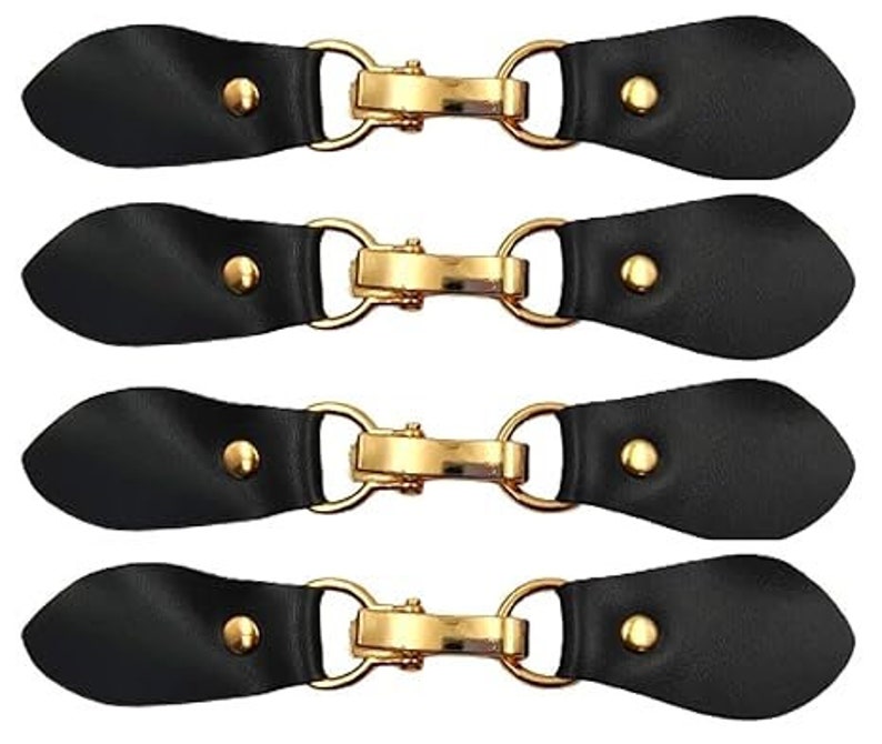 Genuine Pu Leather black Clasp Belt Buckle Toggle Button for Bag ...