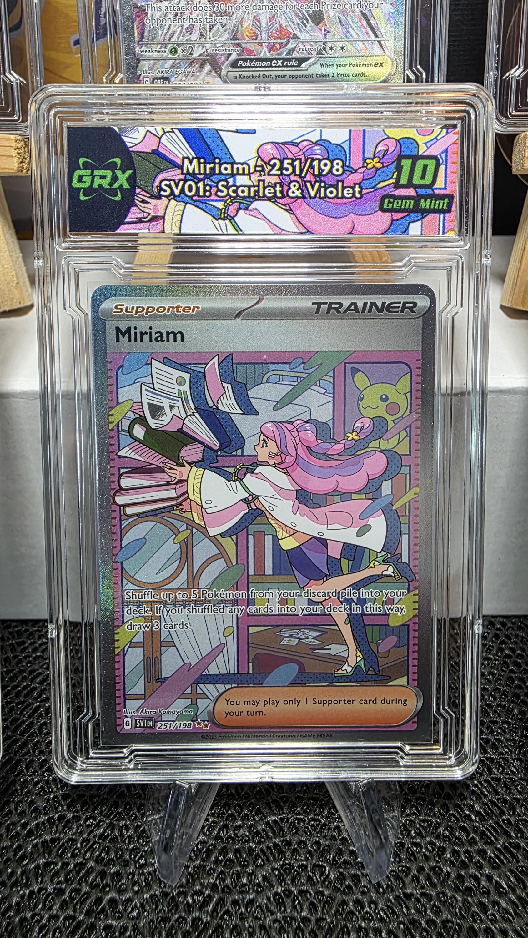 Custom Pokemon TCG Slab Labels - Etsy