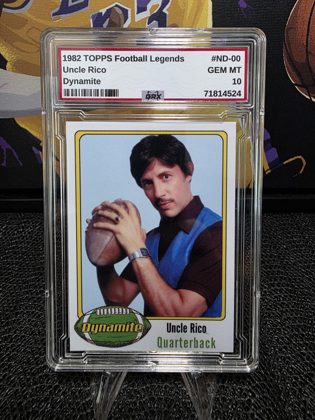 Napoleon Dynamite's "uncle Rico" Custom Card and Slab - Etsy