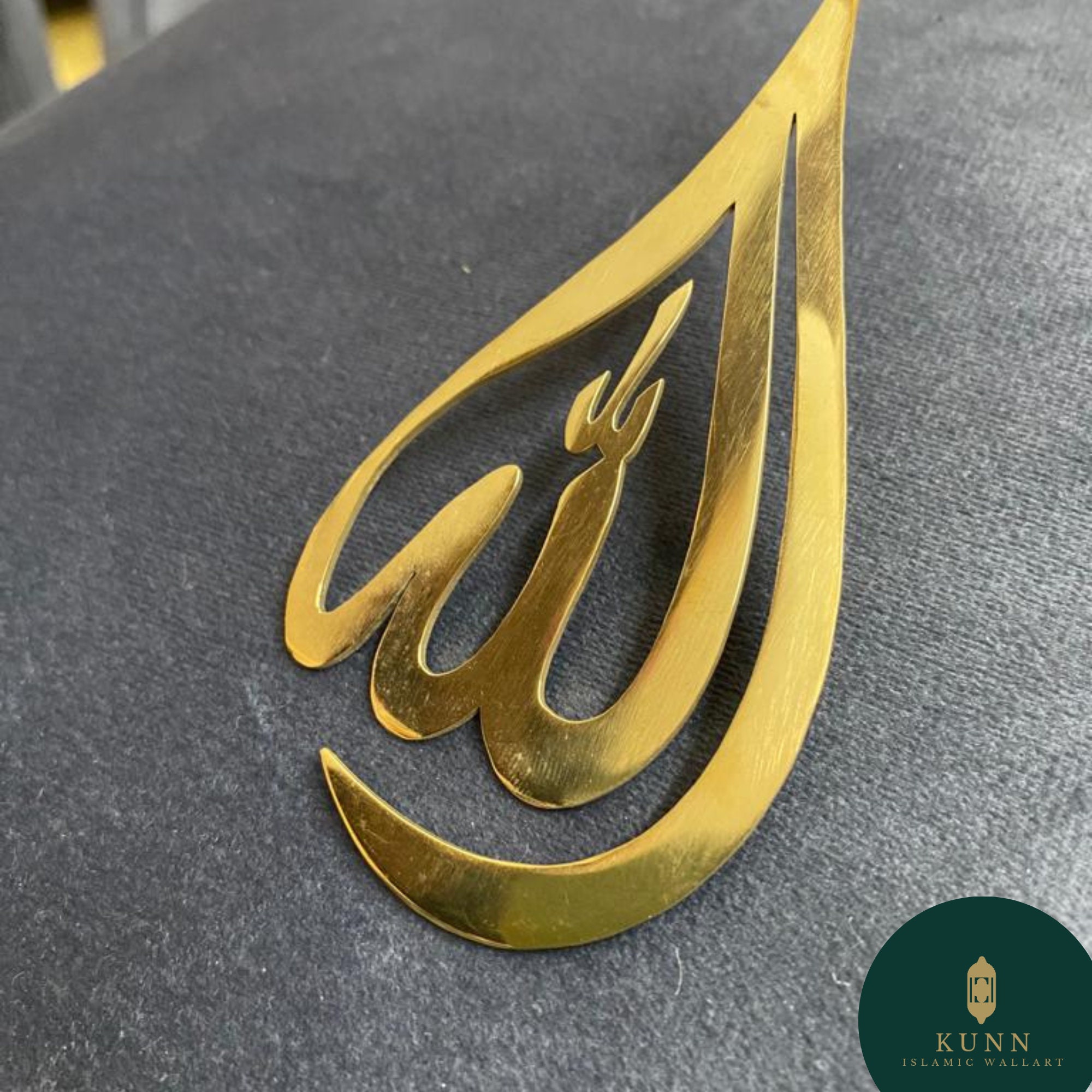 Allah Car Hanging Rearview Mirror Stainless Steel Car Hanging Decor ...