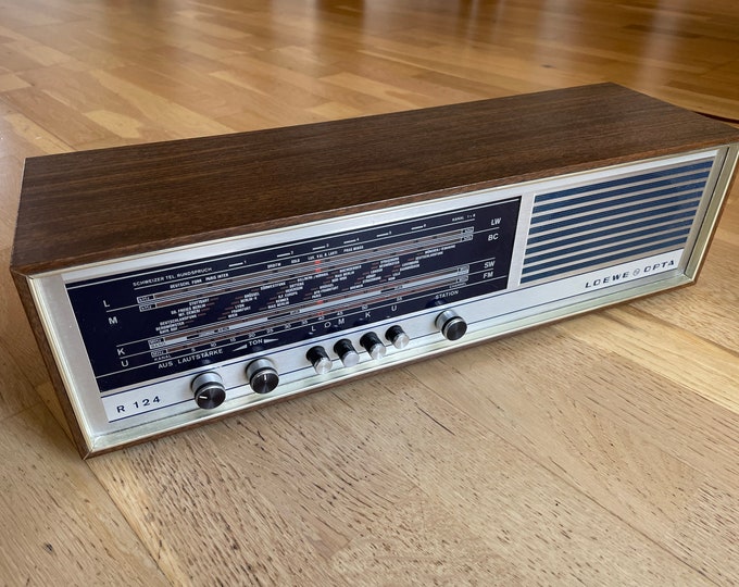 Loewe Opta R124, Retro Radio, German Radio, Vintage Radio, Transistor ...