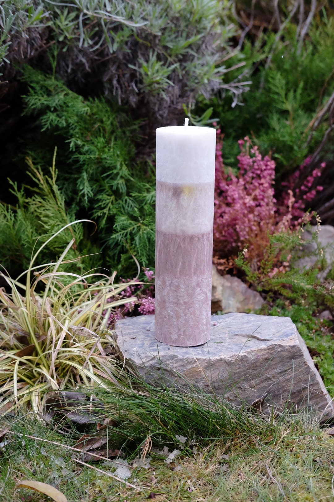 Pillar Candle Natural Palm Wax Candle Handmade Candle Scented Candle ...