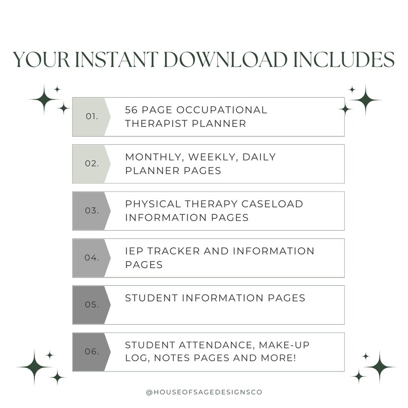 Physical Therapy Planner, IEP Trackers, PT Planner, School PT Planner ...